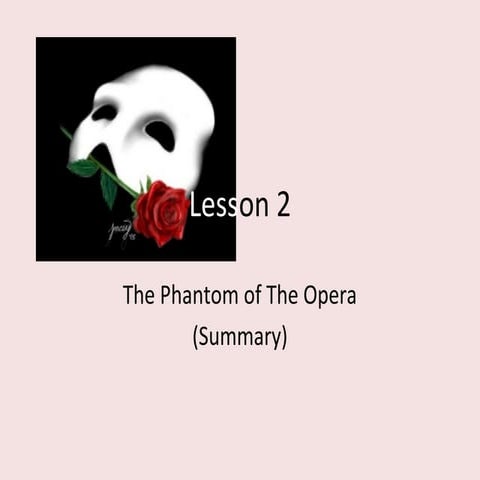 Presentation 2 A Phantom Of The Opera | PPT
