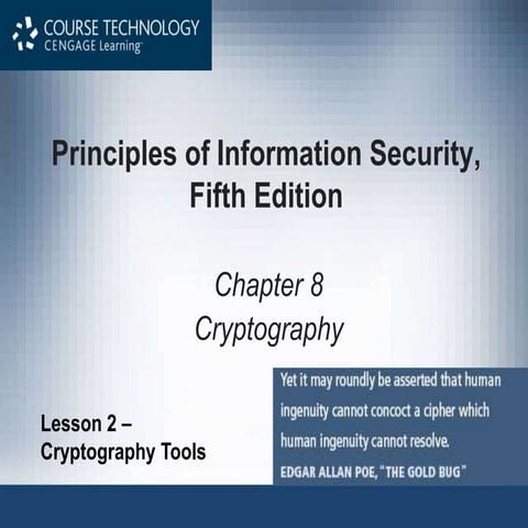 Lesson 2 Cryptography tools | PPT