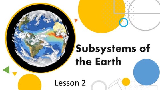 The Earth’s Four Subsystems: atmosphere, geosphere, hydrosphere, and ...
