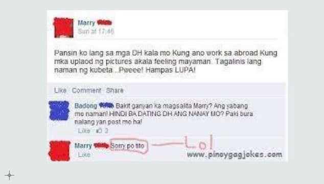 Facebook Funny Pictures For Comments Tagalog