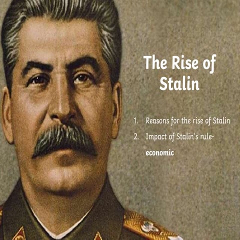 Joseph Stalin & the Soviet Union | PPT