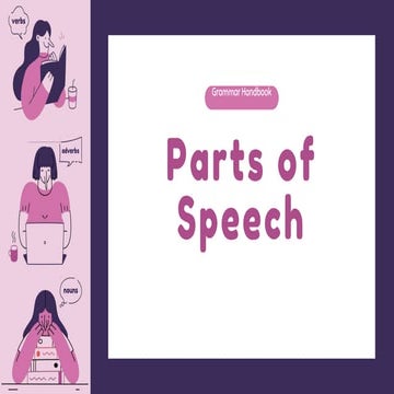Lesson 2. Parts of SpeechLesson 2. Parts of Speech.pptx