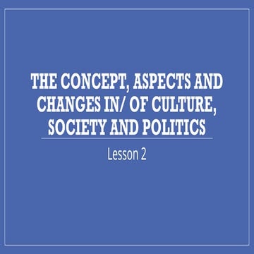 UCSP Chapter B - defining culture and society from the perspectives of ...