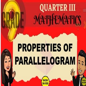 properties of parallelogram square rectangle and rhombus | PPTX