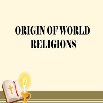 LESSON 2.pptx INTRODUCTIIION TO THE WORLD RELIGION | PPTX