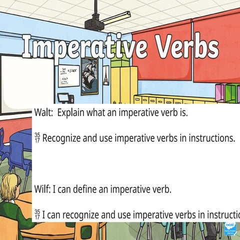 Imperatives verbs power point slides for grade 2 | PPTX