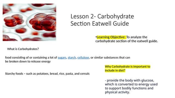 GRADE 10- TLE SECOND QUARTER LESSON 1 PREPARING CEREAL AND STARCH ...