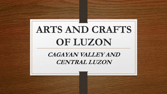 Folk Arts and Crafts of Southern Tagalog and Bicol Region | PPTX