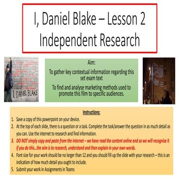 Lesson 2 independent research | PPT