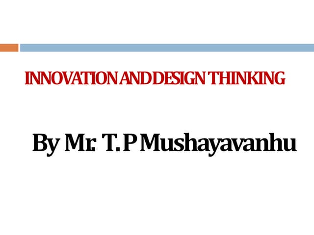 Design Thinking : The 5 Stage Process | PPTX