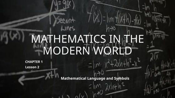 The language of algebra | PPTX | Physics | Science