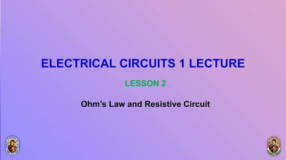 Electric circuits - grade 11 | PPT