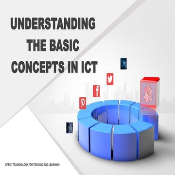 Understanding the basic concepts in ict | PPTX
