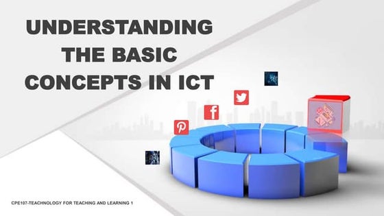 Understanding the Basic Concept in ICT | PPT Understanding the Basic Concept in ICT | PPT