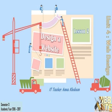 Lesson2 web design | PPTX