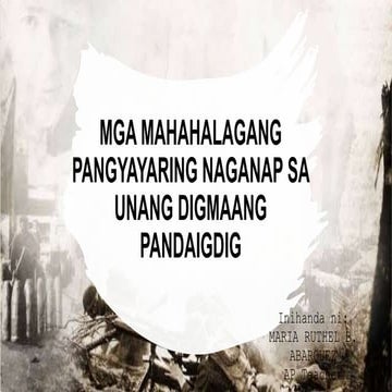 Ikalawang Digmaang Pandaigdig (PowerPoint) | PPTX