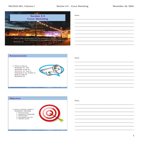 Lesson 21 Curve Sketching Section 021 Handout Pdf