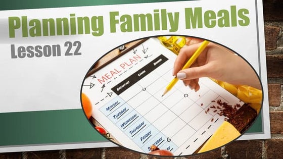 Planning meals with the multimix principle | PPTX