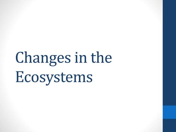 Carrying capacity of ecosystem | PPT