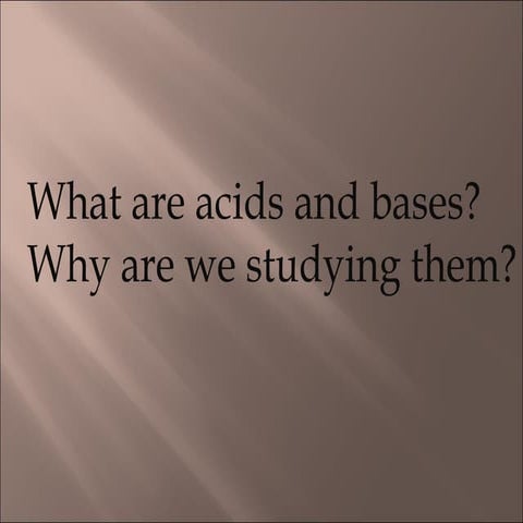 Lesson 2 acids and bases | PPT