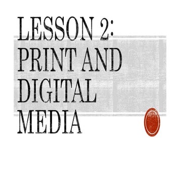 Lesson 2 ARTS Print and Digital Media.pptx