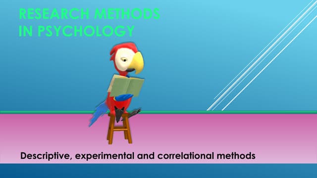 Experimental Method of Data Collection | PPSX