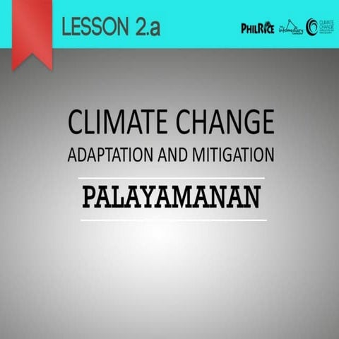 Climate Change: Adaptation and Mitigation - Palayamanan | PDF