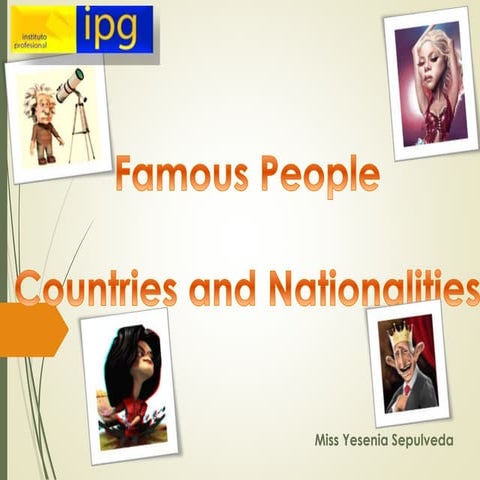 Lesson 2 countries and nationalities | PPTX