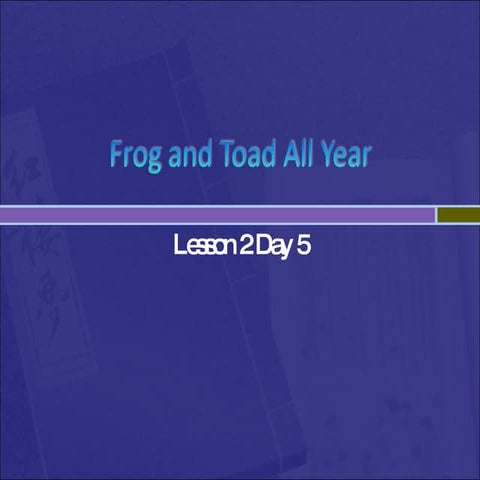 Frog and toad garden readers theater script | PDF