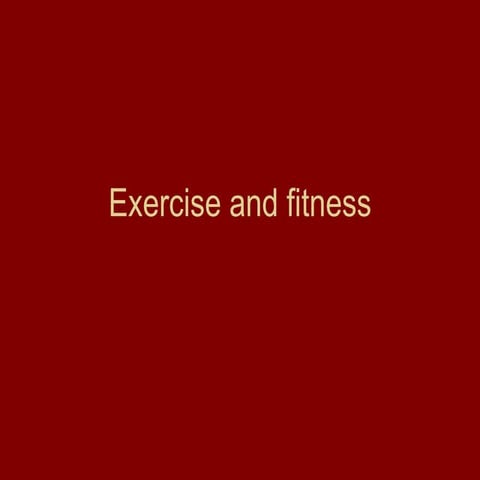 weight loss management and exercise management | PPT