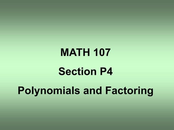 Special Products | PPT