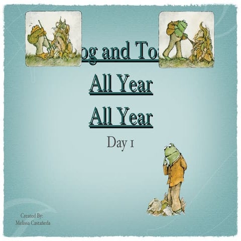 Frog and Toad All Year | PPT
