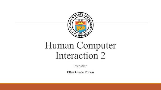 Lesson 2 HCI 2.pptx | Computer Software and Applications | Computing