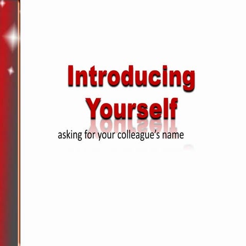 Lesson 2 introducing_yourself | PPT