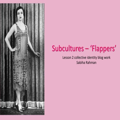 Flappers - 1920s | PPTX