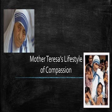 Lesson 2 mother teresa | PPT