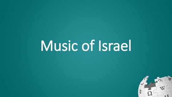 Music of Israel - MAPEH 8 (Music 3rd Quarter) | PPTX | Music ...