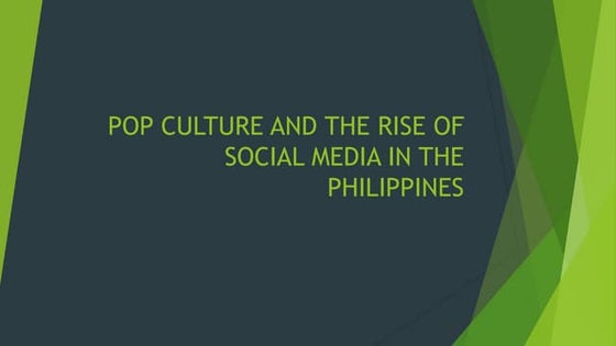 Understanding Culture and Popular Culture in the Philippines | PPT