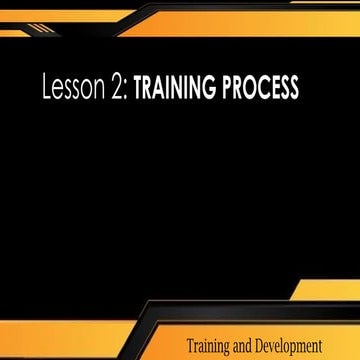 LESSON2 PPT IN TRAINING DEVELOPMENT pptx | PPT