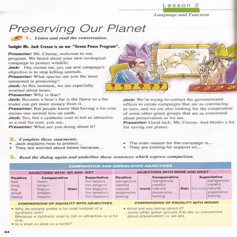 Lesson 2, preserving the planet | PDF