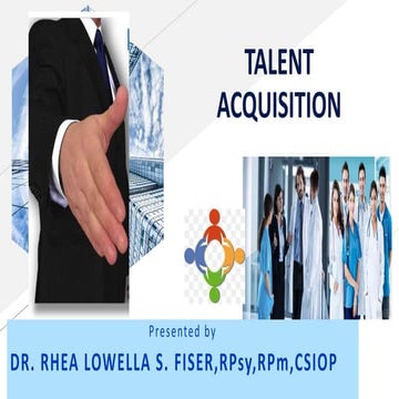 Lesson 2 Talent Acquisition | PPT