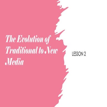 Media and information literacy Module 2: Week 2 | PPTX