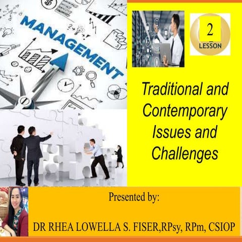 Lesson 2 Traditional and Contemporary Issues and Challenges | PPT