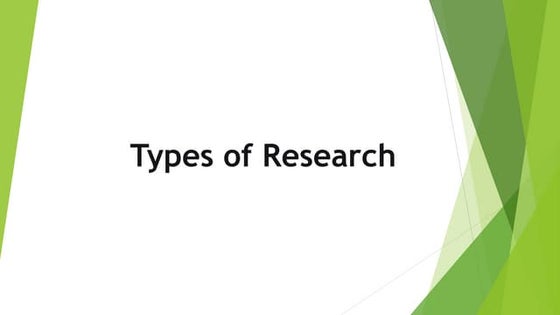 Presentation on the characteristic of scientific research 1 | PPT