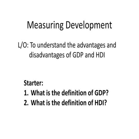 Lesson 2 yr9 measuring development | PPTX