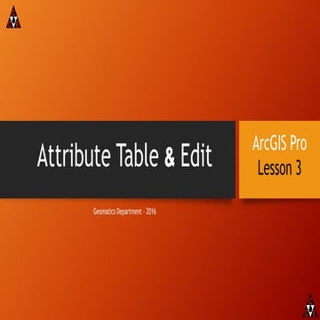 Arcgis Lesson 3 Ppt 2642