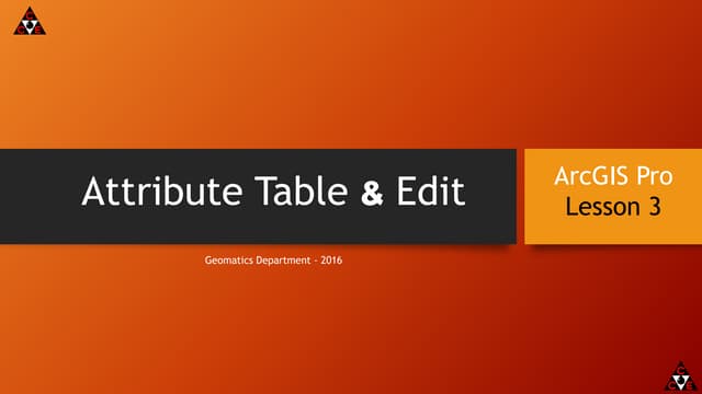 Arcgis Lesson 3 Ppt 2642