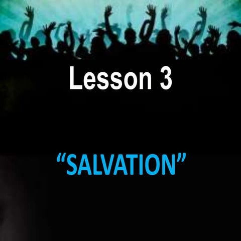Lesson 3 - Salvation | PPTX