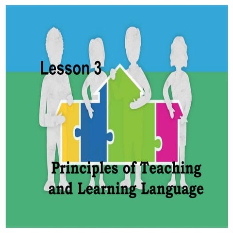Lesson 3: Principles of Teaching and Learning Language | PPTX