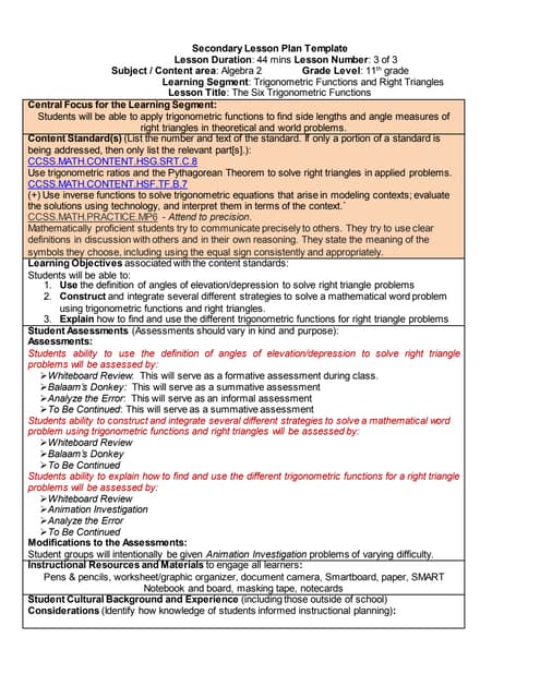 Mathematics 7:Lesson 1- Week 1 Exemplar .pdf | Education